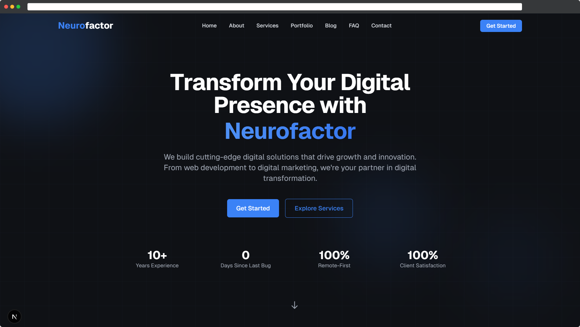 Neurofactor | Transform Your Digital Presence